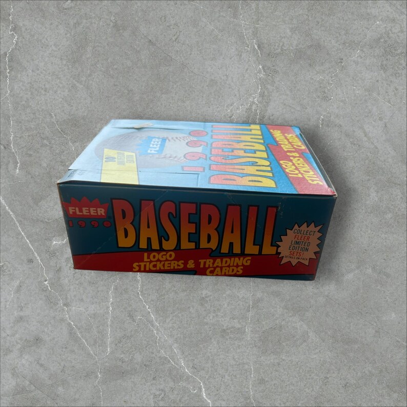 1990 Fleer Baseball Trading Cards Factory Sealed Box 36 Packs - Etsy