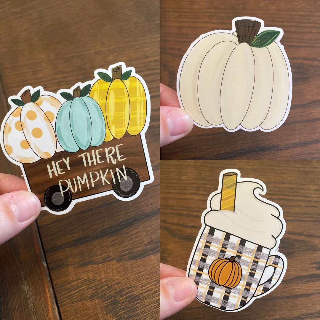 Fall Sticker Pack, Multi Pack Stickers, Pumpkin Stickers, Vinyl Sticker ...