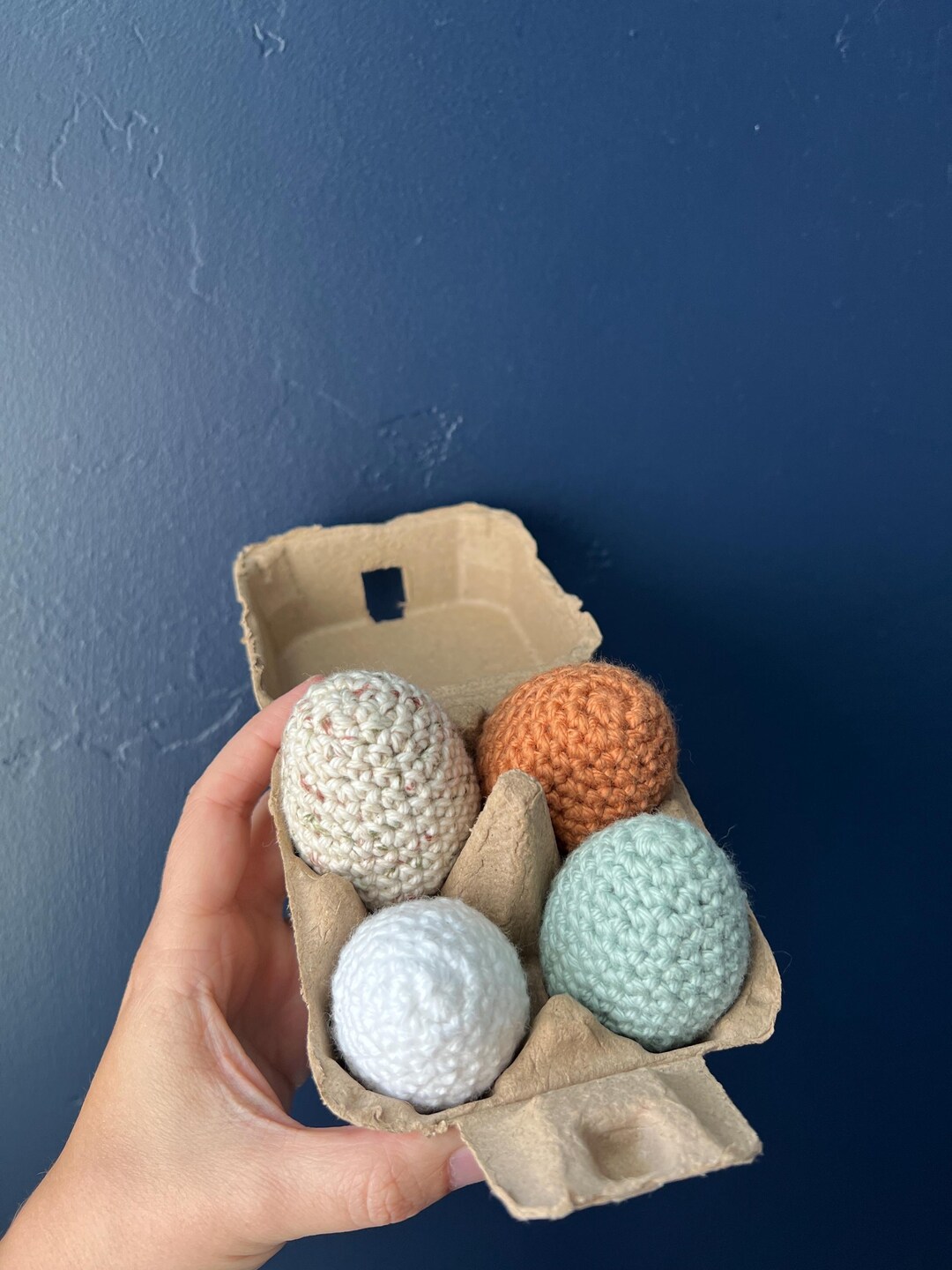 Handmade Crochet Play Eggs, Set of 4 Eggs - Etsy
