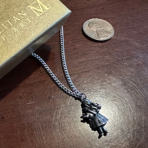 Vintage Alice in Wonderland Necklace Puppy Sterling Silver MMA ...