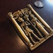 Egyptian Revival Golden Hathor and Osiris Brooch - Eye of Ra and Eye of ...