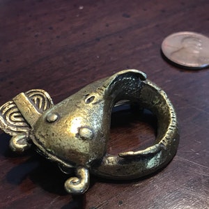 Vintage Gold Ashanti Catfish Brooch Pin - Vintage Alva Museum Replicas ...