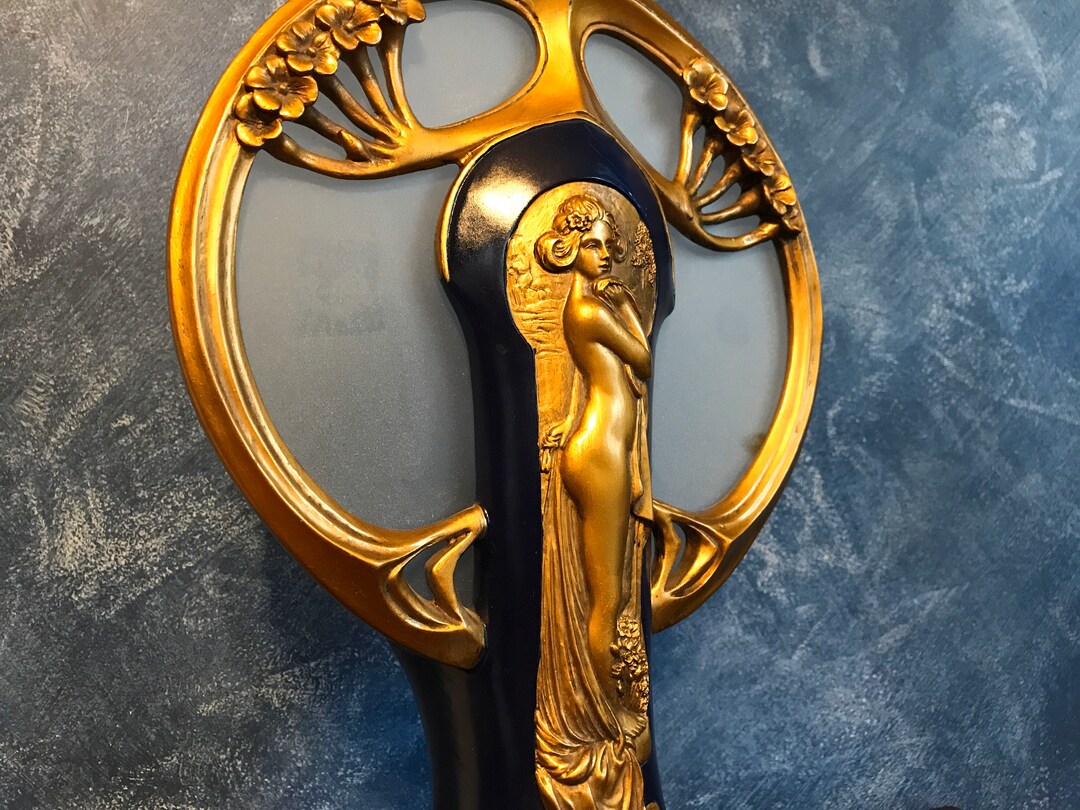 Vintage Art Nouveau Keyhole Accent Table Lamp Oliver Tupton Bathing ...