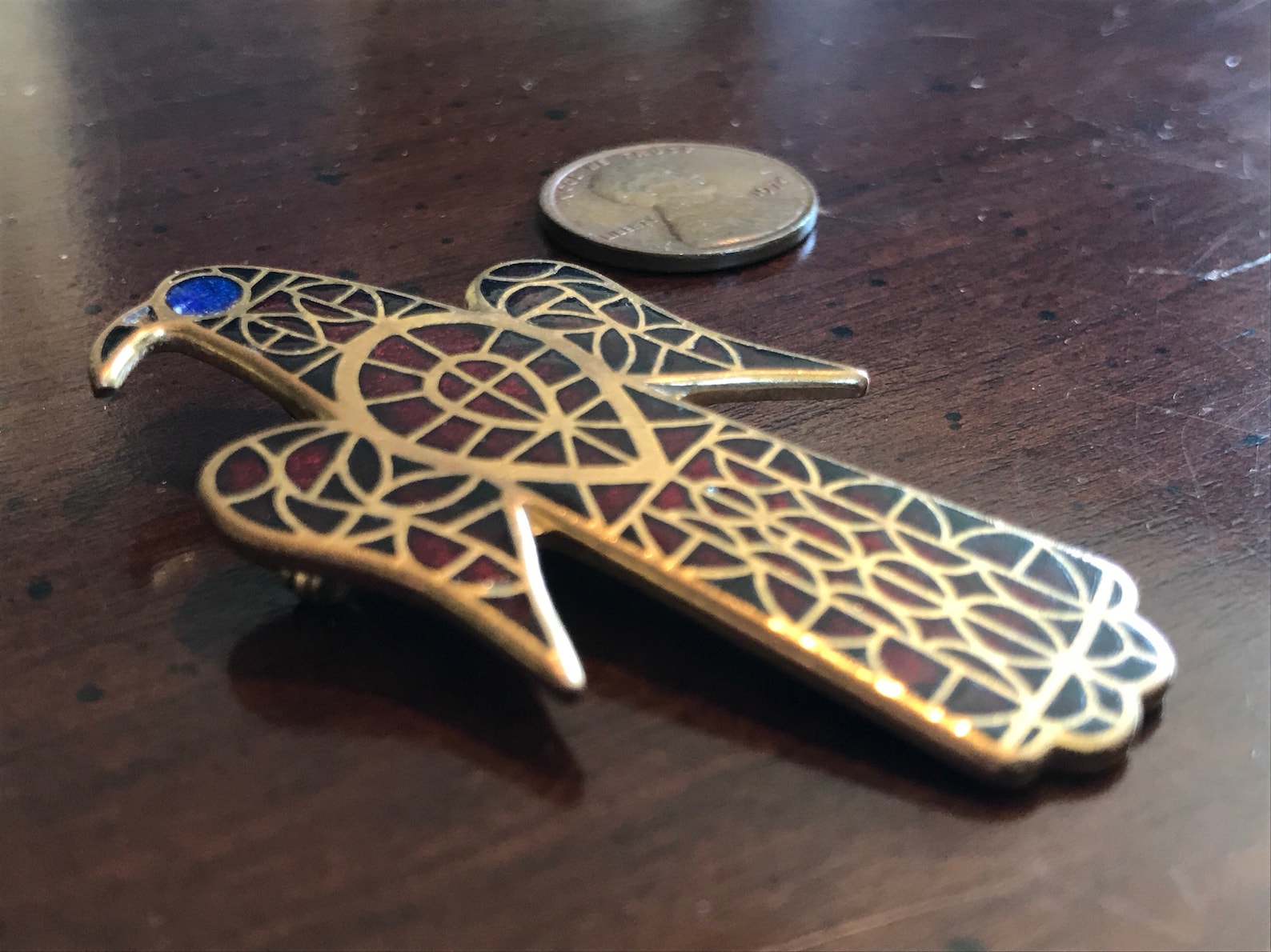 MMA Gold Visigothic Eagle Fibula Combo Pendant Brooch - Etsy