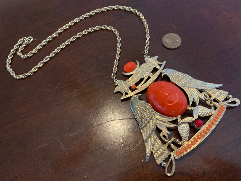 Egyptian Revival Udjat Eye of Horus Falcon God Pectoral - Etsy