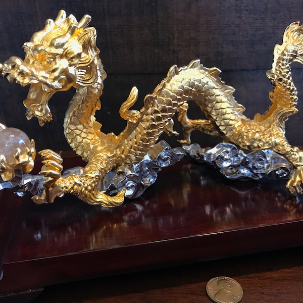 Desk Statue Gold - Etsy