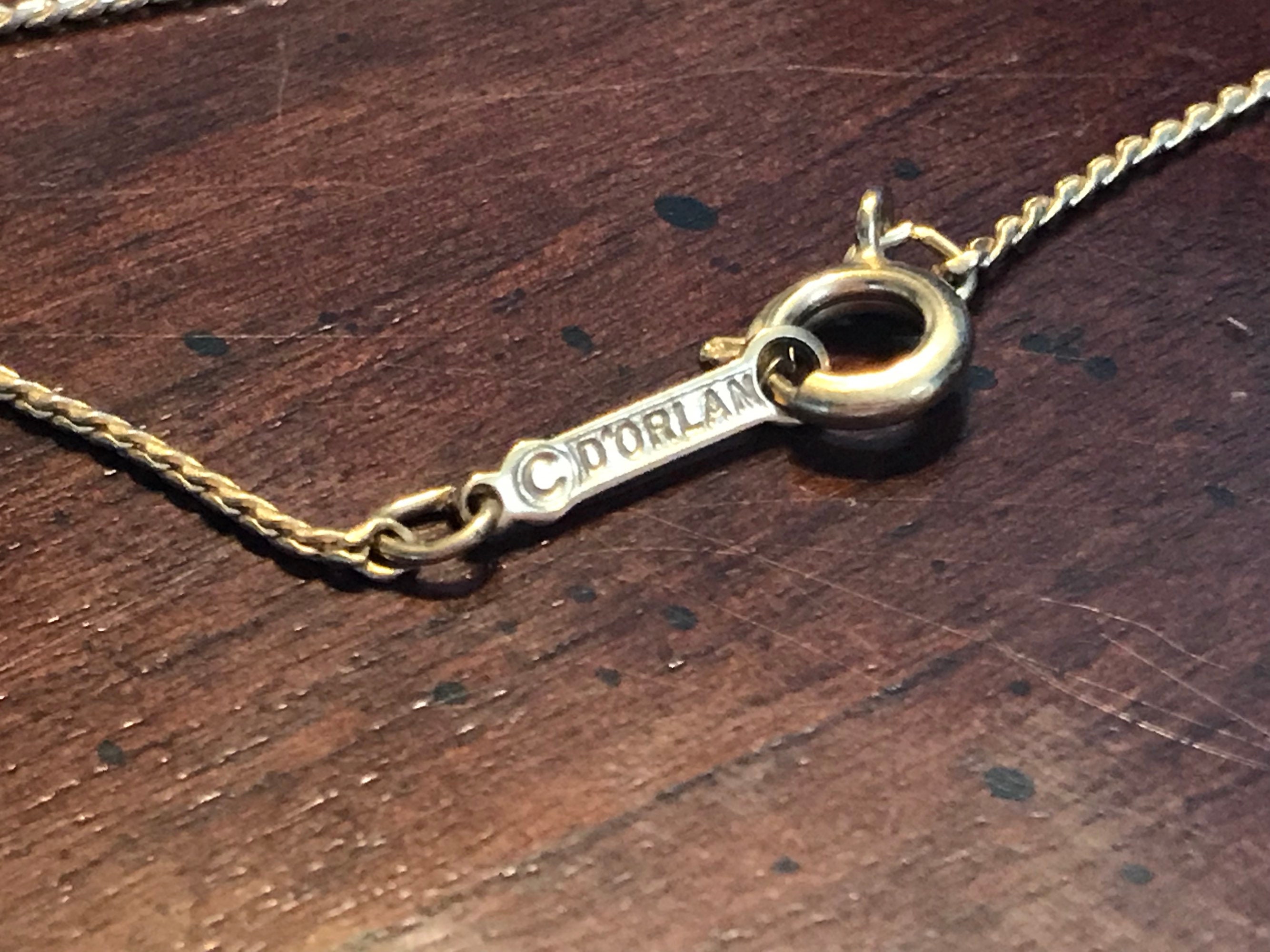 D'orlan Gold Knot of Isis Djed Pillar Amulet Necklace of | Etsy