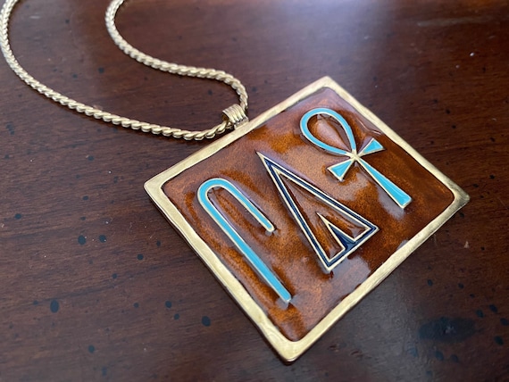 Vintage D'Orlan Ankh Wedja Seneb "Life Prosperity and… - Gem