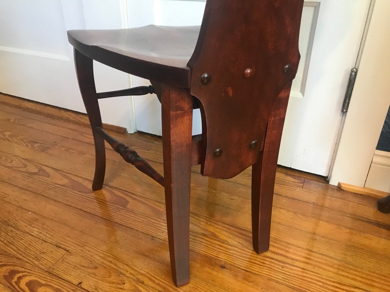 Early 1900s Trojan Accent Chair Solid Carved Rock Maple Grand - Etsy