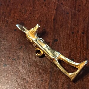 Sobek the Crocodile God Pendant MMA Egyptian Revival Gold - Vintage ...
