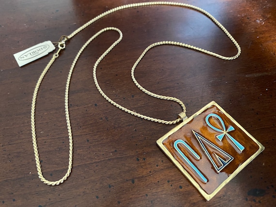 Vintage D'Orlan Ankh Wedja Seneb "Life Prosperity and… - Gem