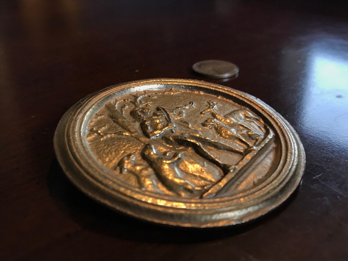 Vintage Orpheus Medallion Brooch Pin Alva Museum Replicas - Etsy