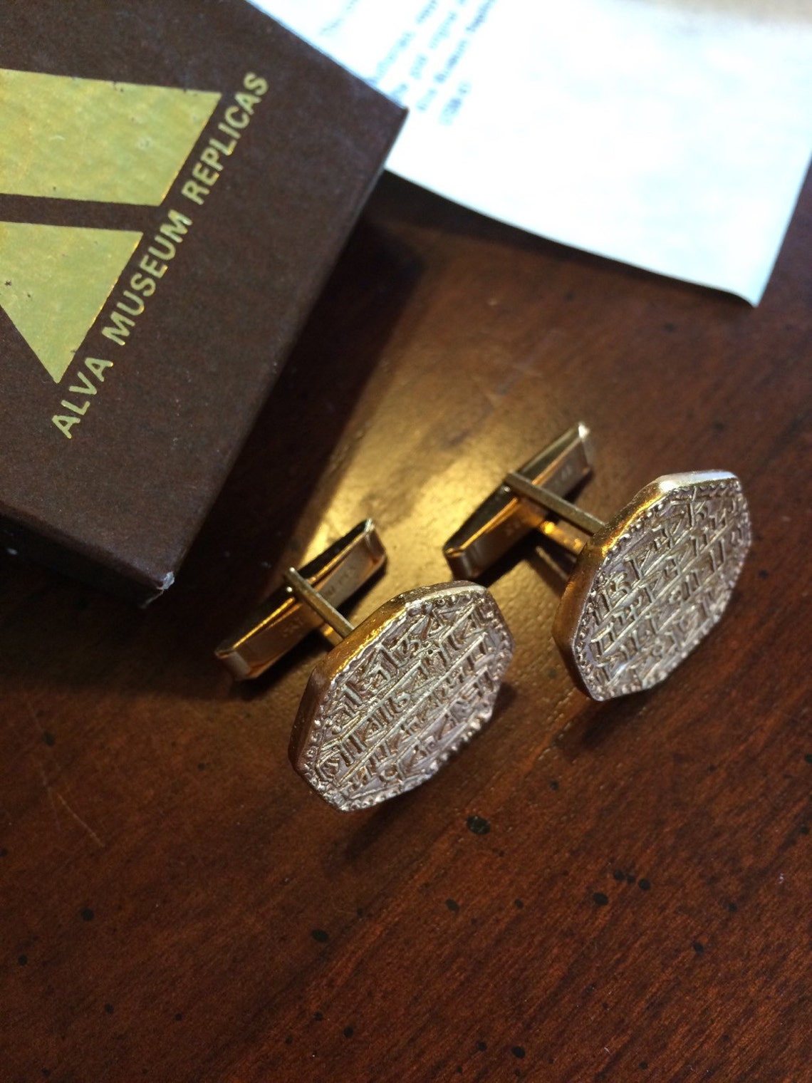 Gold Indian Rupee Coin Cufflinks Assam States Sunyeopha - Etsy