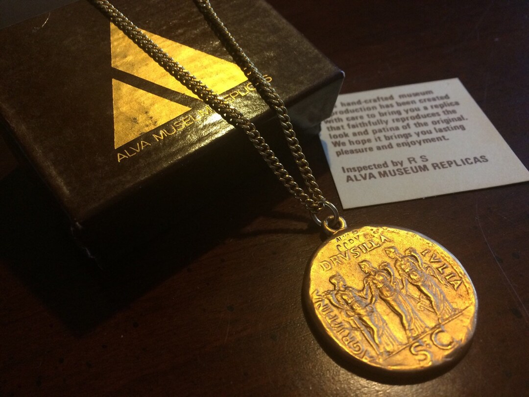 The Sisters - Vintage Gold Coin Necklace - Dressed in Costume as ...