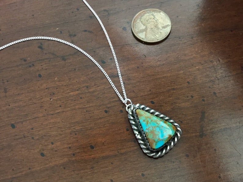 Vintage Wayne Etsitty Number 8 Spiderweb Turquoise Sterling | Etsy