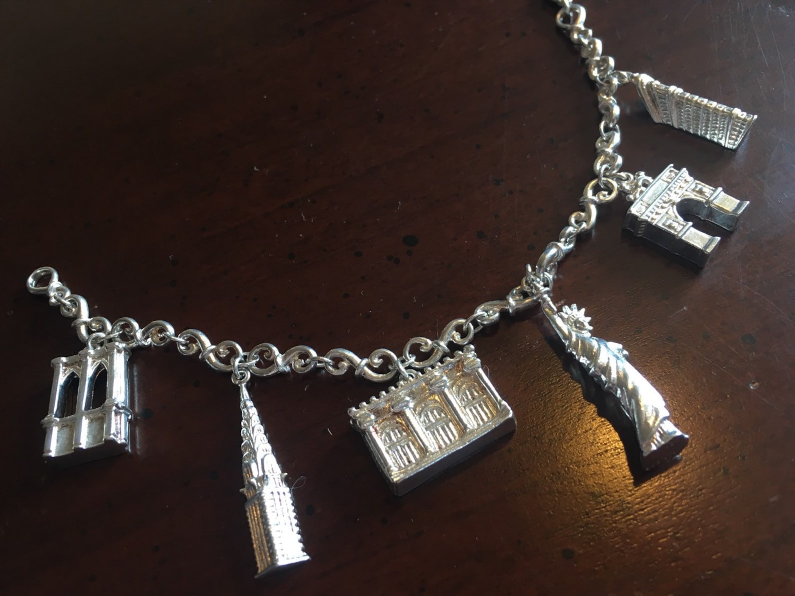 Rare NY Sterling Silver MMA New York City Monuments Bracelet - Etsy