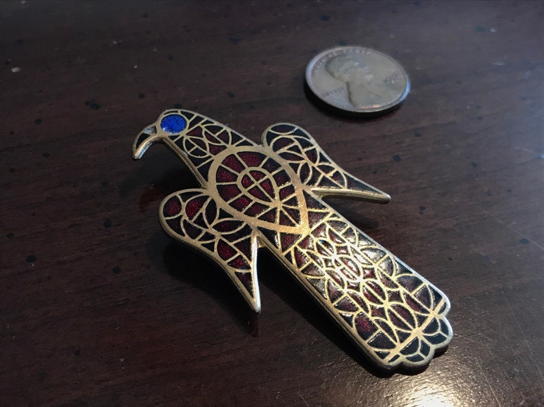 MMA Gold Visigothic Eagle Fibula Combo Pendant Brooch - Etsy