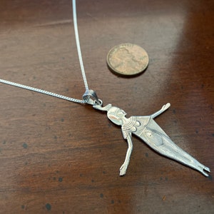 Vintage Goddess Selket Necklace Sterling Silver Serqet Scorpion Magic ...