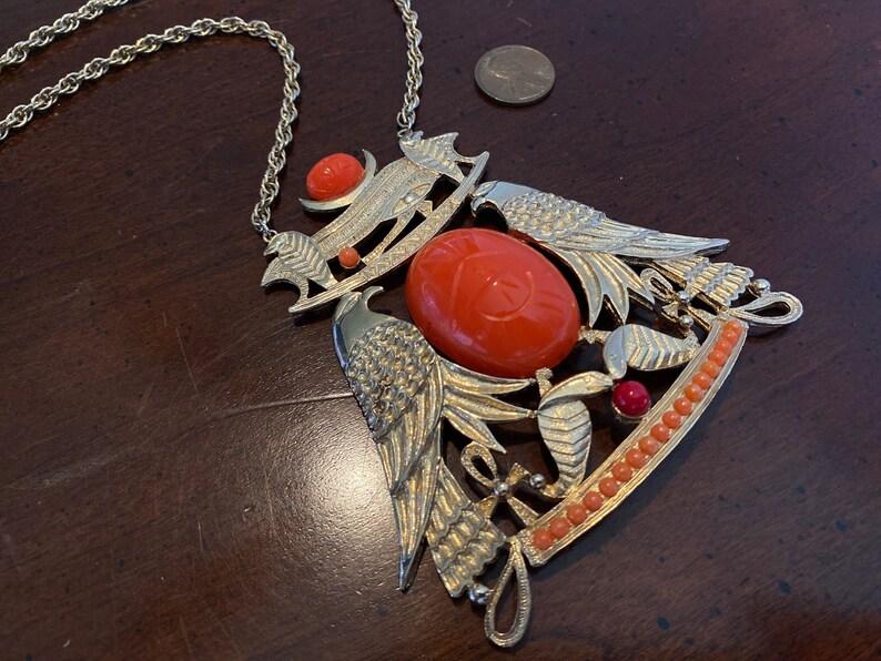 Egyptian Revival Udjat Eye of Horus Falcon God Pectoral - Etsy