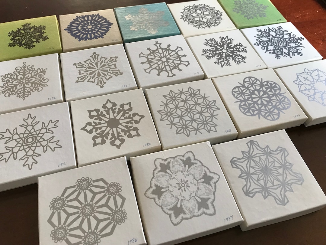 MMA Sterling Silver Snowflake Ornament Christmas Ornaments W Original ...