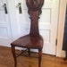 Early 1900s Trojan Accent Chair Solid Carved Rock Maple Grand Ledge ...