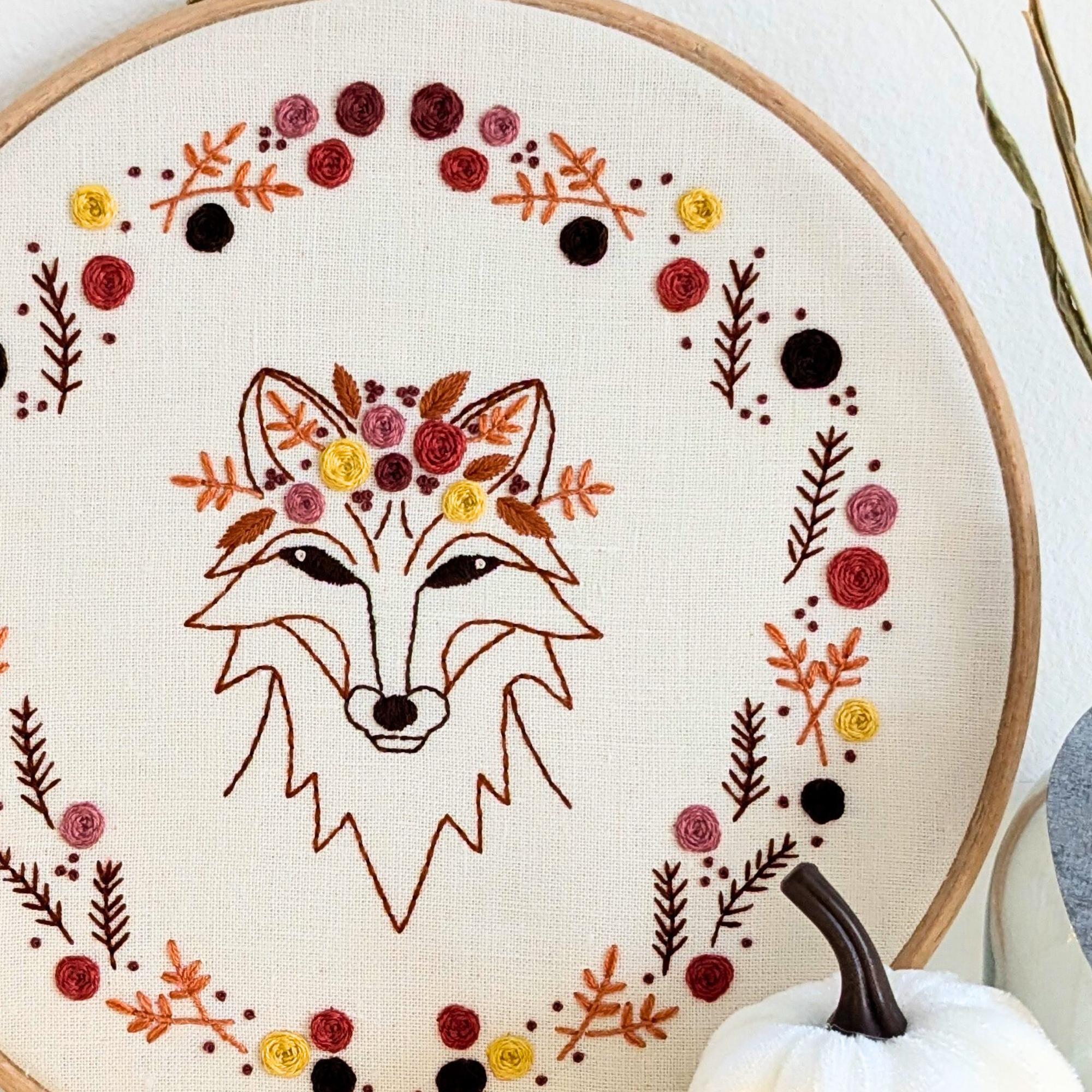 Woodland Animals Embroidery Design, Woodland Home Decor, Woodland ...