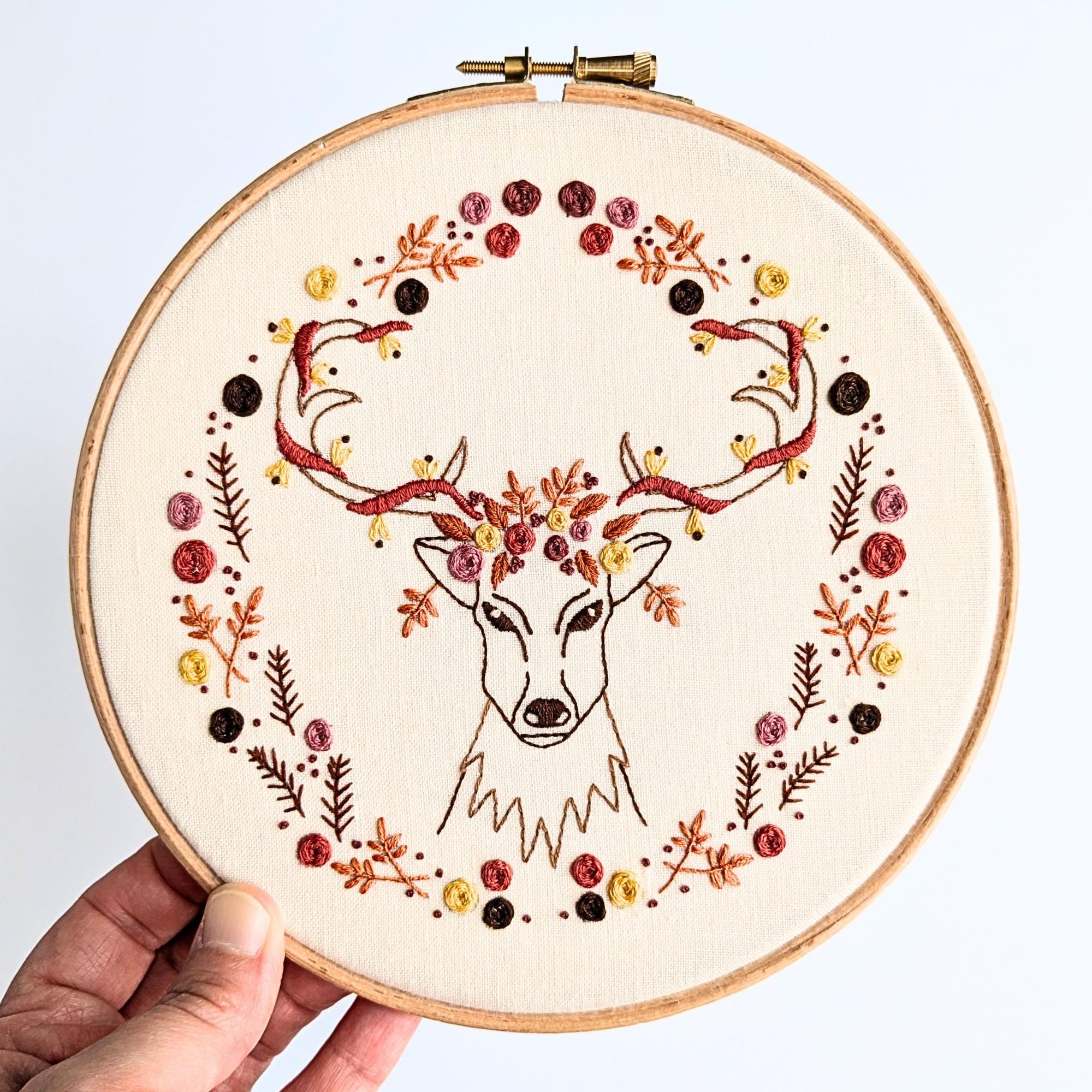 Woodland Animals Embroidery Design, Woodland Home Decor, Woodland ...