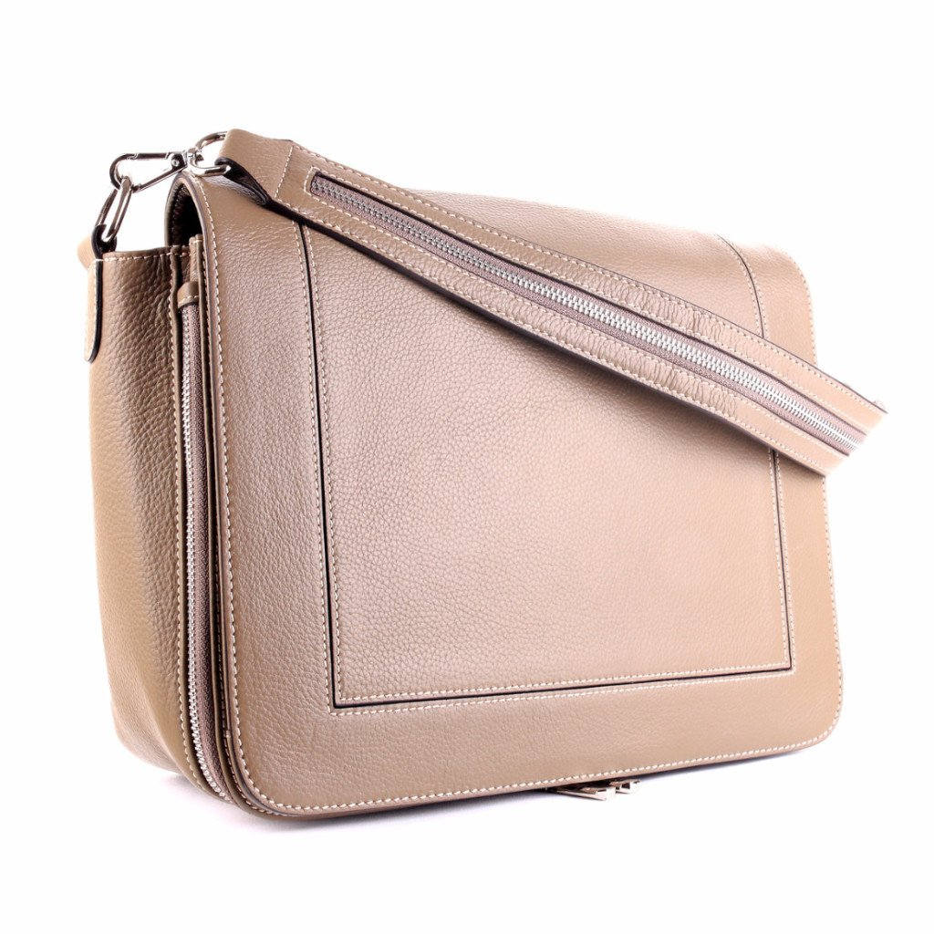 Personalised Grey Leather Bag / Grey Leather handbag / Grey | Etsy