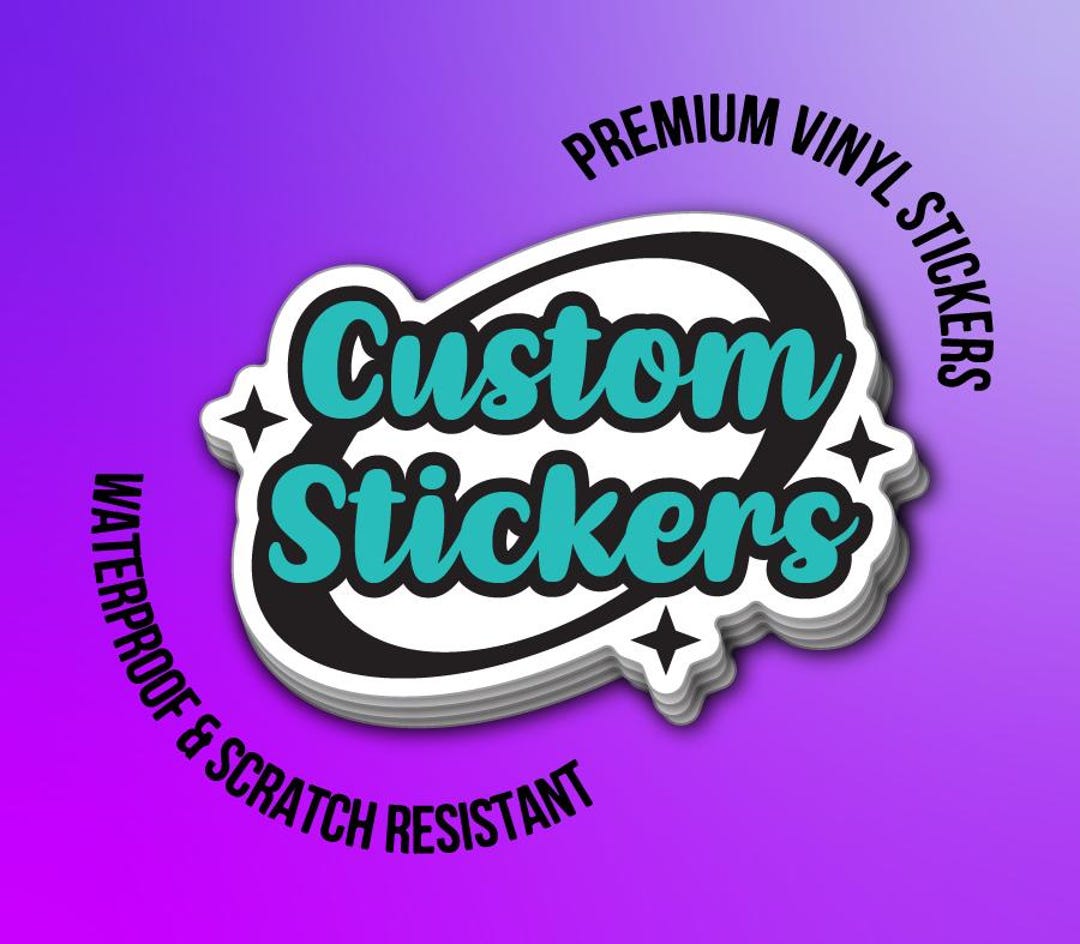Custom Die Cut Stickers - Vinyl Stickers and Labels - Business Logo ...