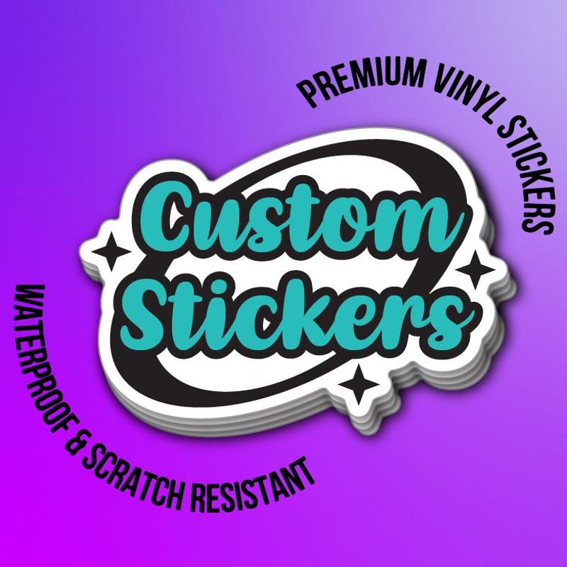 Custom Stickers - Etsy