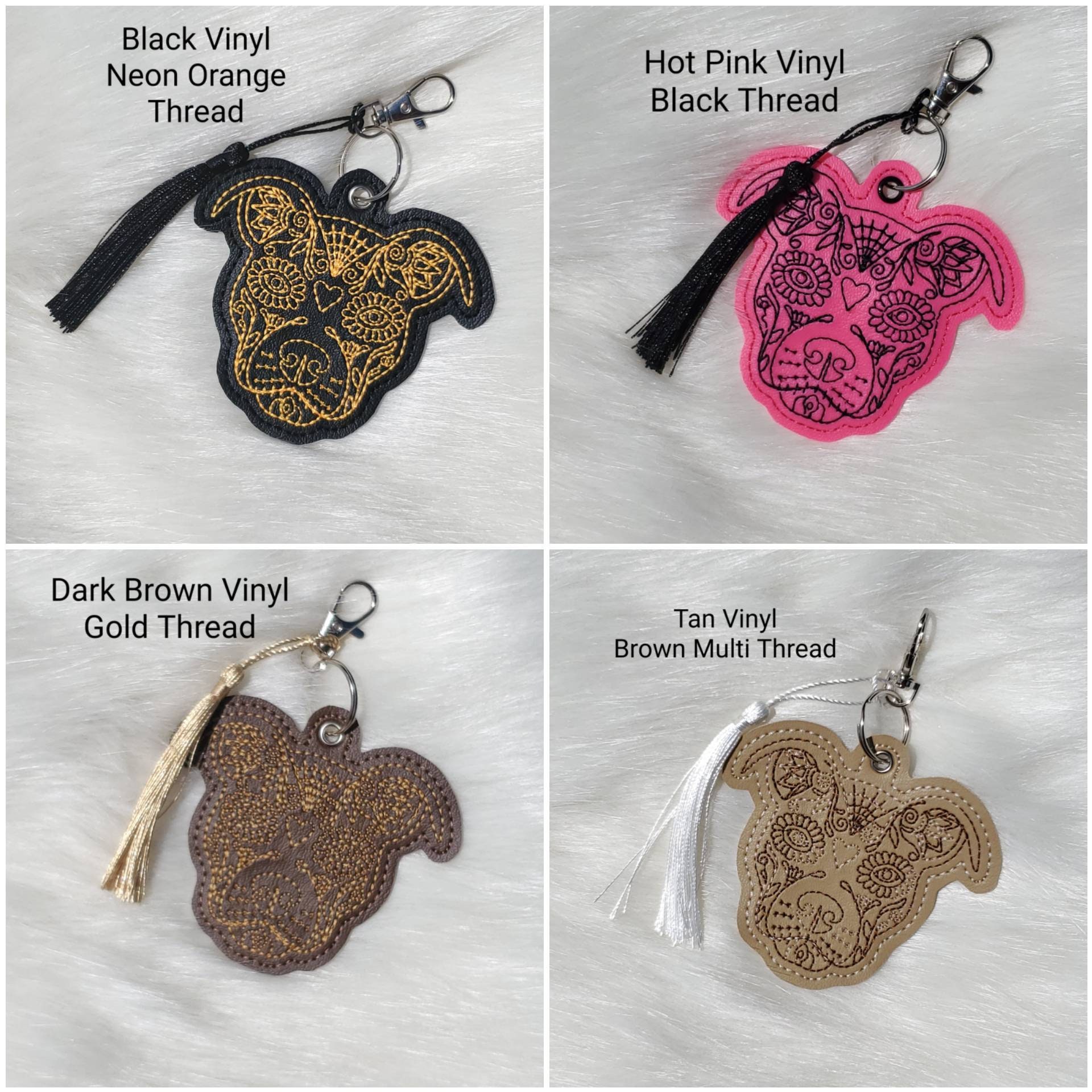 Pitbull key chain DESIGN YOUR OWN pittie keychain pitbull | Etsy