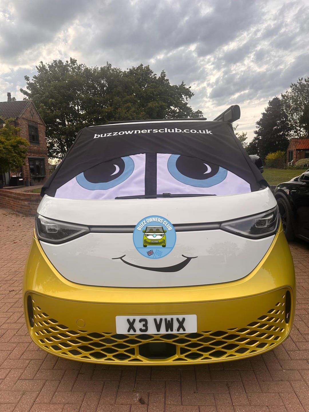 Vehicle Smile Sticker Vinyl for Front Bonnet for Campervans, Vans and ...