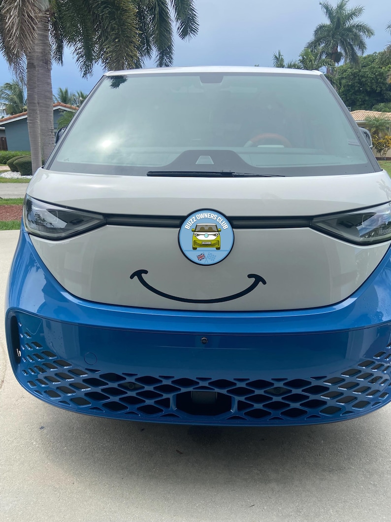 Vehicle Smile Sticker Vinyl for Front Bonnet for Campervans, Vans and ...