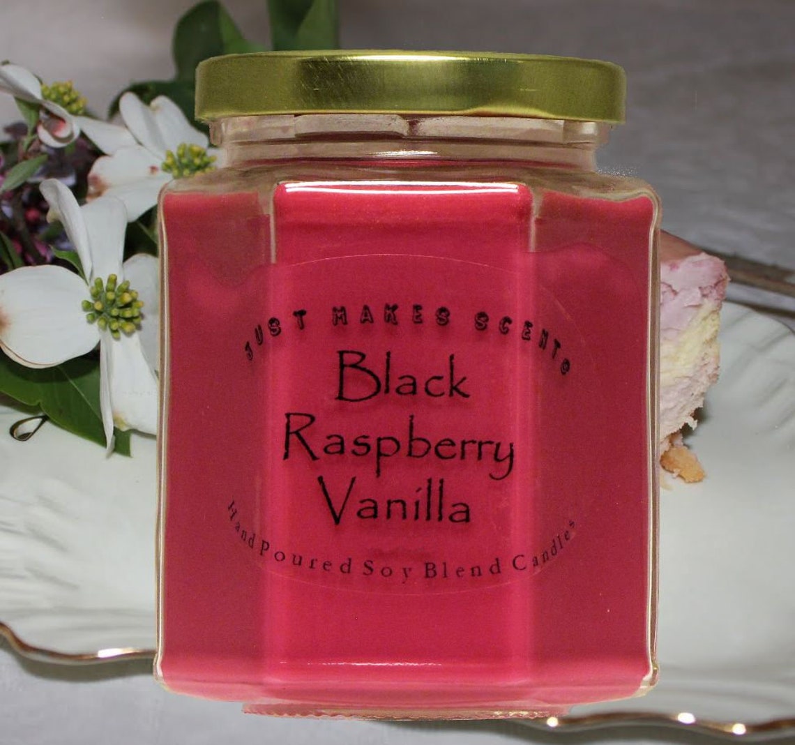 Mulberry Scented Blended Soy Candle - Bold Berry Fragrance - Hand ...