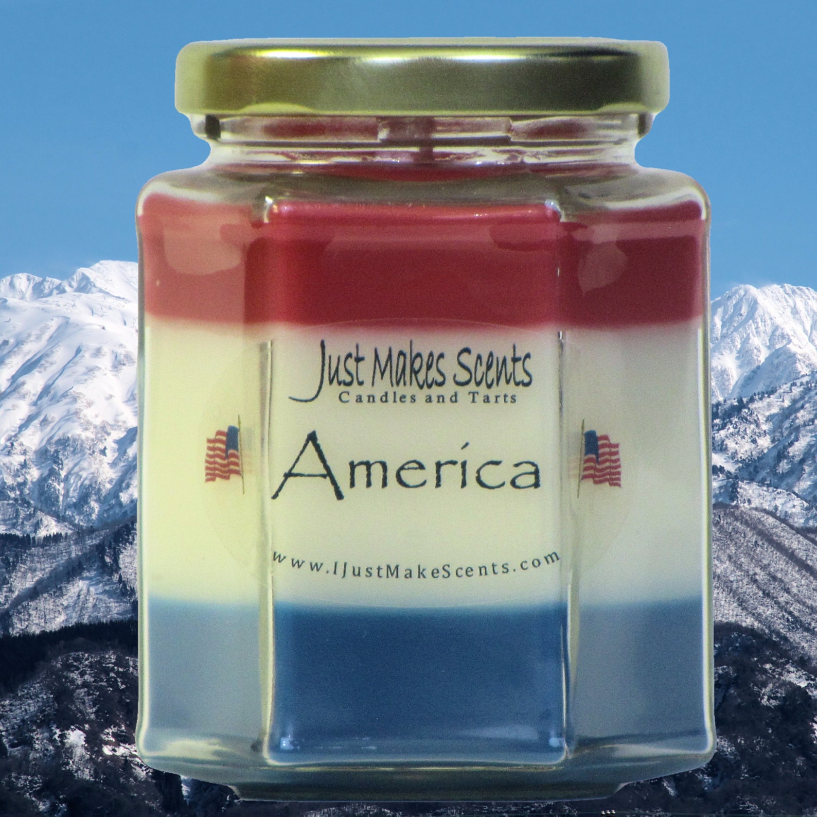 America Candle - American Food Scented Soy Candle - Blueberry Cobbler ...