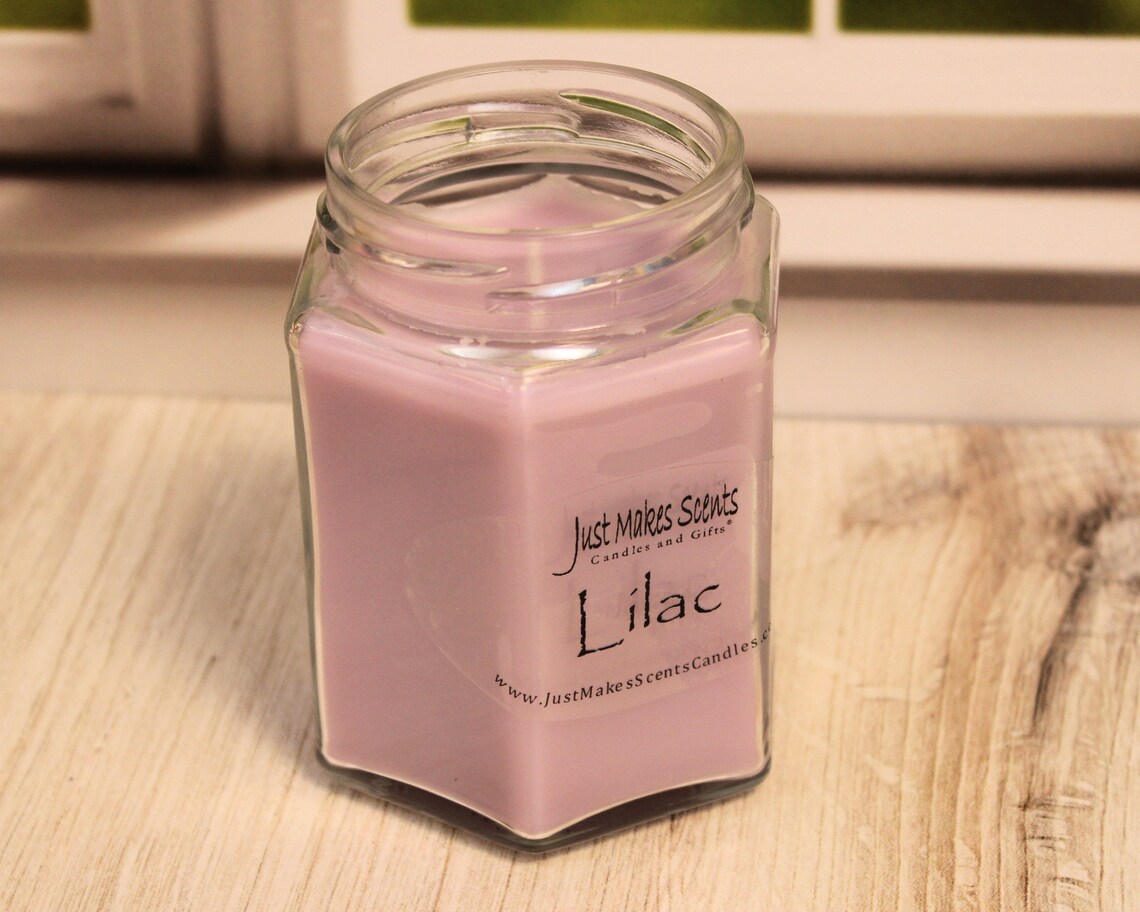 Lilac Blended Soy Candle (spring Floral Collection) - Hand Poured ...