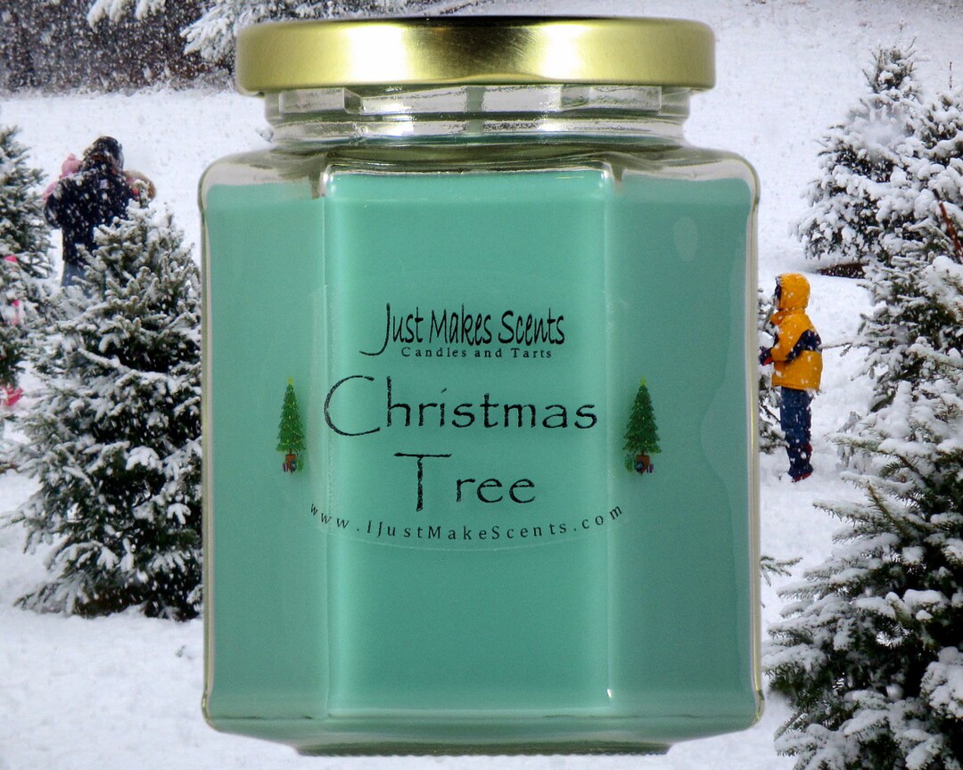 Christmas Tree Candle - Blended Soy Candles - Candles for Christmas ...