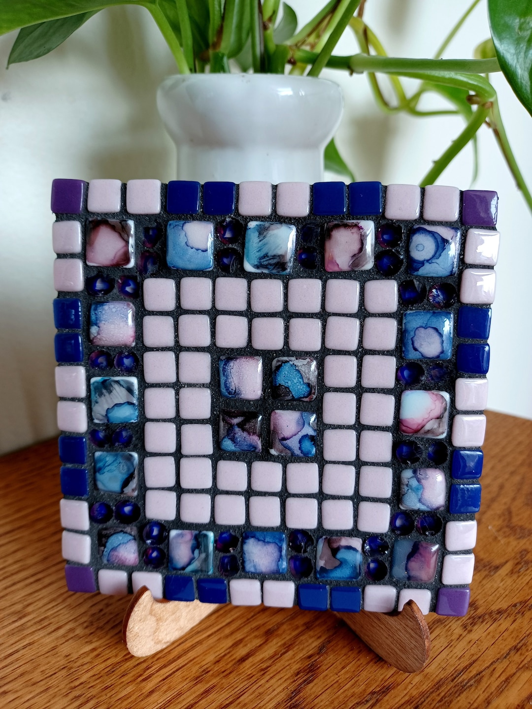 Purple and Lavender Themed Decorative 4" by 4" Mosaic Tile - Etsy