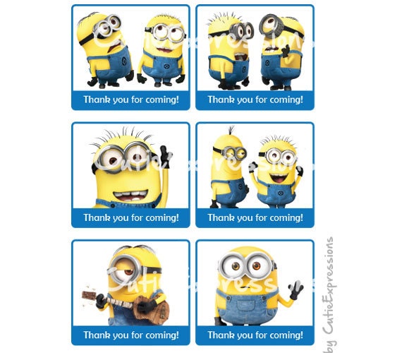 Despicable Me Printable Name Tags