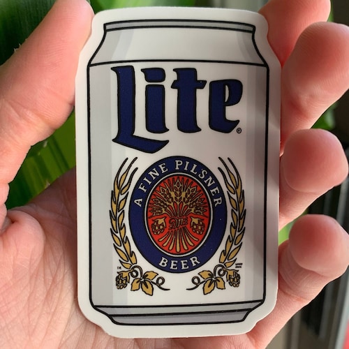 Miller Lite Sticker WATERPROOF | Etsy