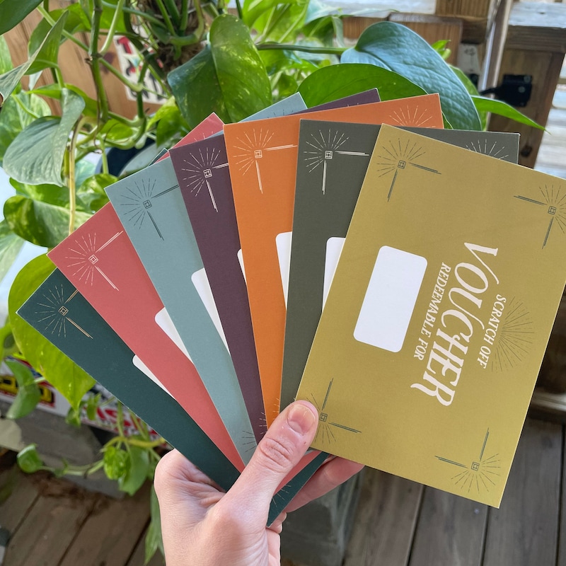 Custom Scratch off Card - Etsy