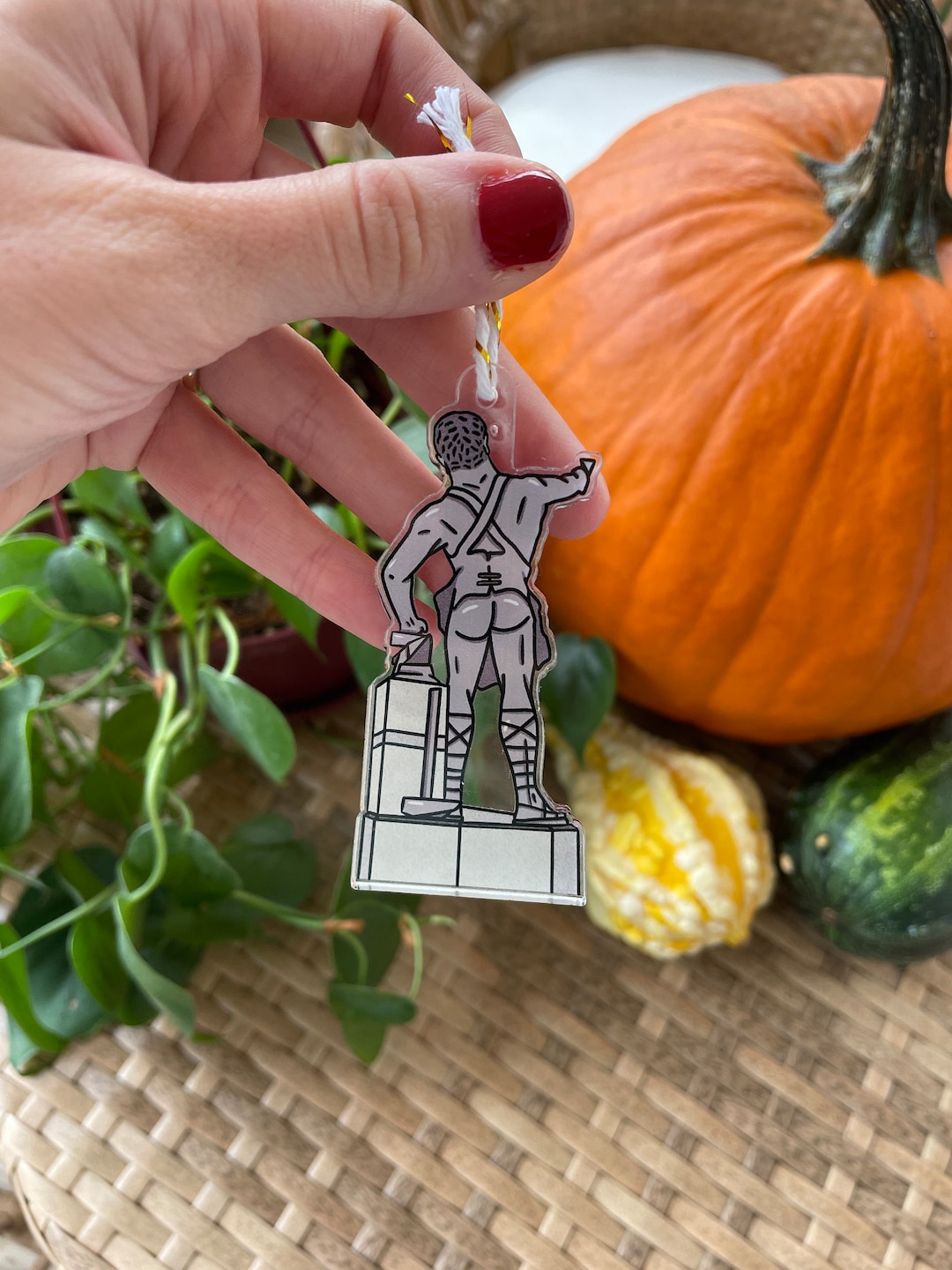 Dixie Biscuits - Vulcan in Birmingham, AL Ornament + Sticker Set - Etsy