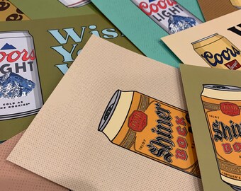 Beer Postcard - Etsy