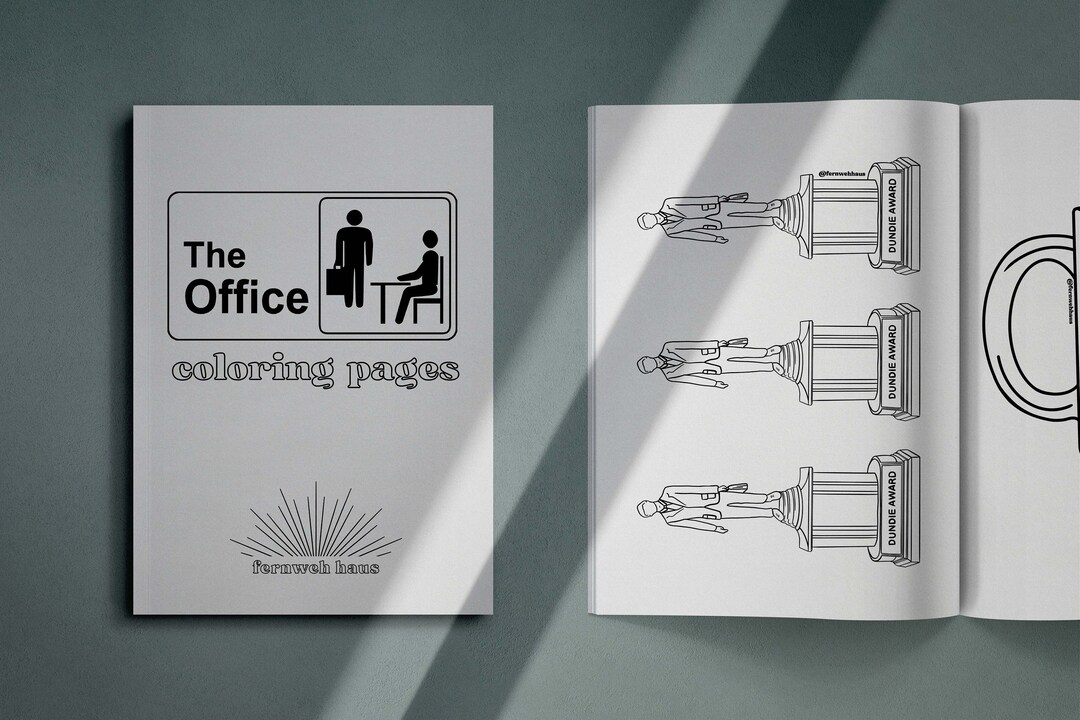 The Office Coloring Pages Digital Download - Etsy