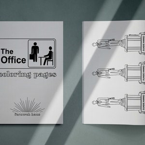 The Office Coloring Pages Digital Download - Etsy