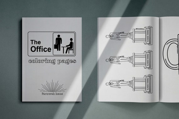 The Office Coloring Pages Digital Download - Etsy