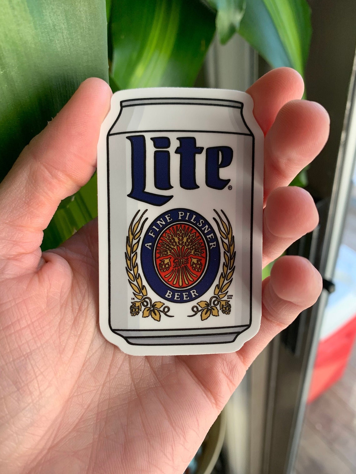 Miller Lite Beer Can Sticker | Etsy