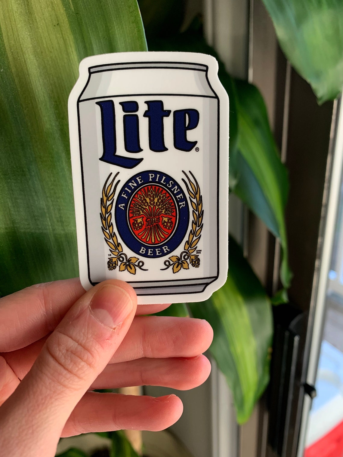 Miller Lite Beer Can Sticker | Etsy