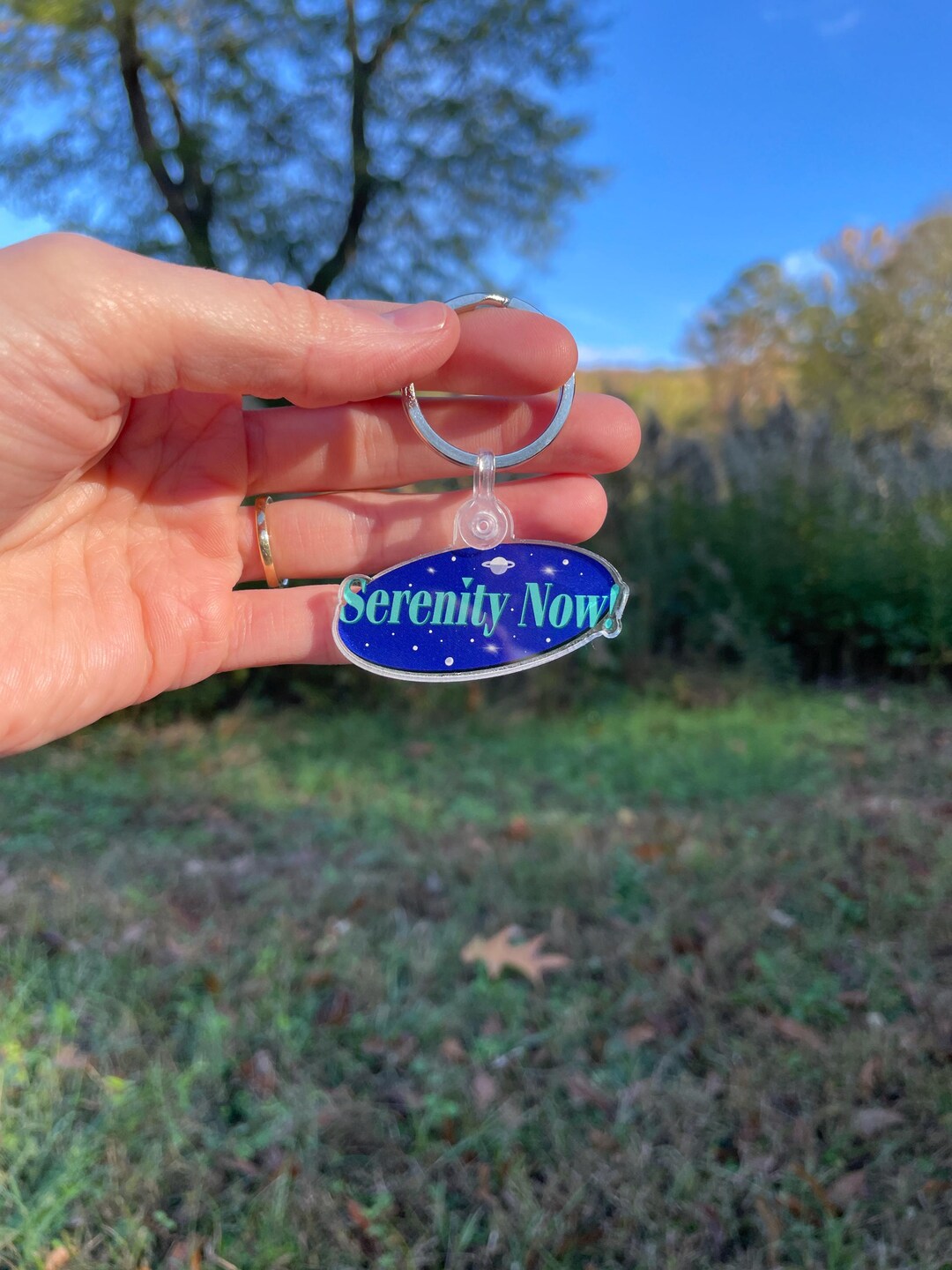 Serenity Now - Seinfeld Inspired Keychain + Sticker - Etsy