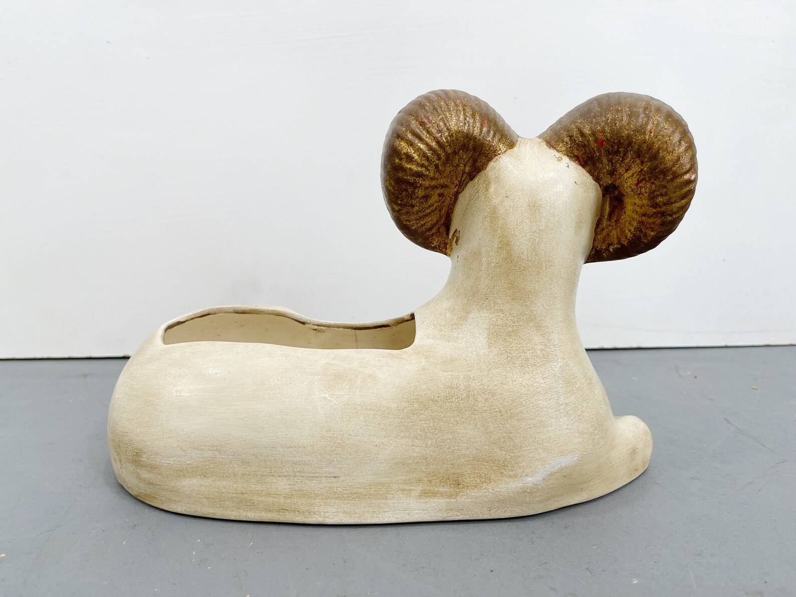 Vintage Ceramic Pottery Bowl Planter Goat Mid-century Modern - Etsy
